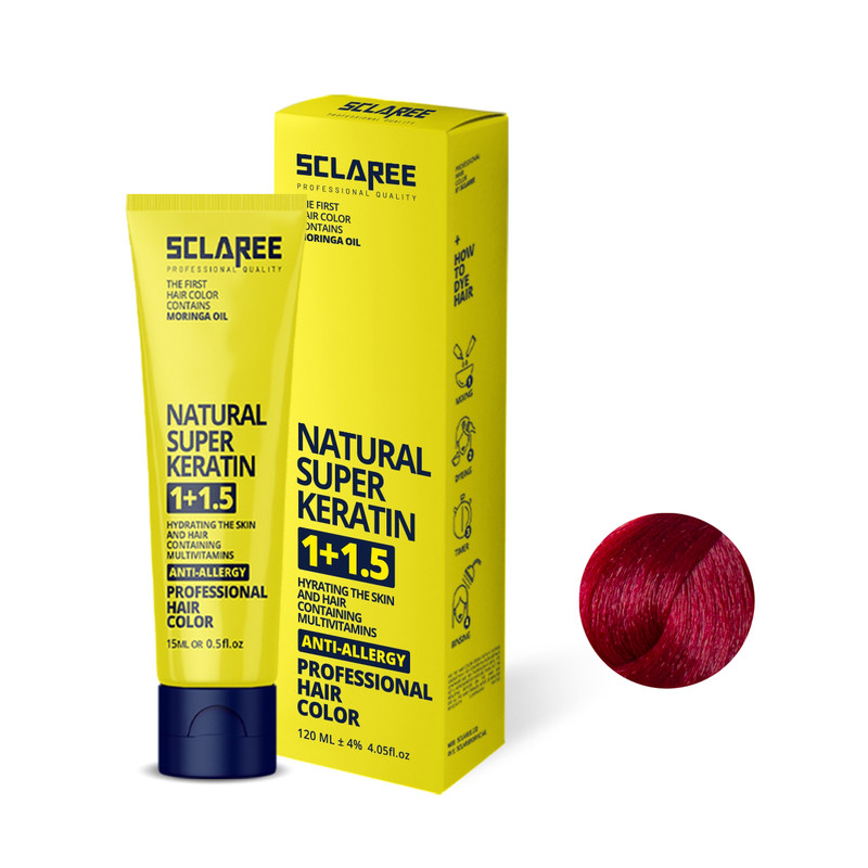 قیمت و خرید رنگ مو اسکلاره شماره 6.26 حجم 120 میلی لیتر رنگ آلبالویی