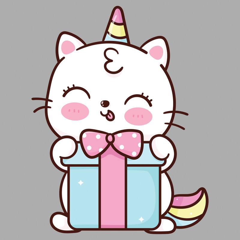 قیمت و خرید استیکر پارچه و لباس مدل dtf طرح یونیکورن کد H15.945 مجموعه 4 عددی