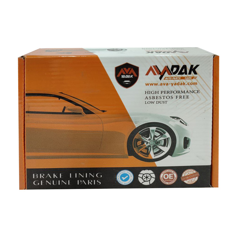 قیمت و خرید لنت ترمز جلو دیسکی آوا یدک کد 110006 مناسب برای سمند ملی EF7