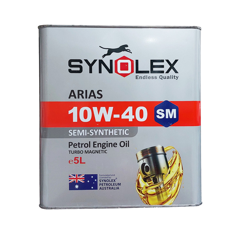 قیمت و خرید روغن موتور سینولکس مدل 10W-40 SM حجم 5 لیتر