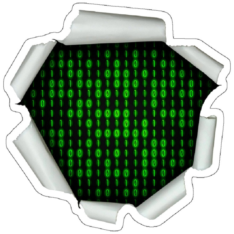 مشخصات، قیمت و خرید استیکر لپ تاپ مدل Binary Code Inside | دیجی‌کالا