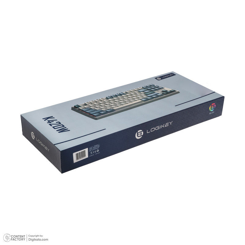 قیمت و خرید کیبورد گیمینگ بی سیم لاجی کی مدل K420W، سوییچ مکانیکال قرمز، Tenkeyless، نورپردازی RGB