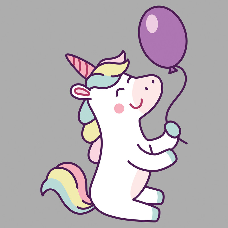 قیمت و خرید استیکر پارچه و لباس مدل dtf طرح یونیکورن کد H20.848 مجموعه 3 عددی