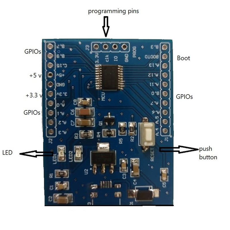 قیمت و خرید ماژول برد توسعه مدل STM32G030F6P6