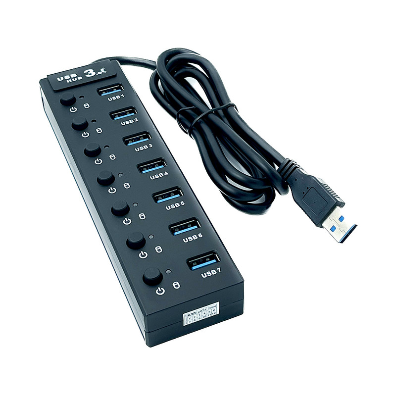 قیمت و خرید هاب 7 پورت USB 3.0 کی نت مدل H9