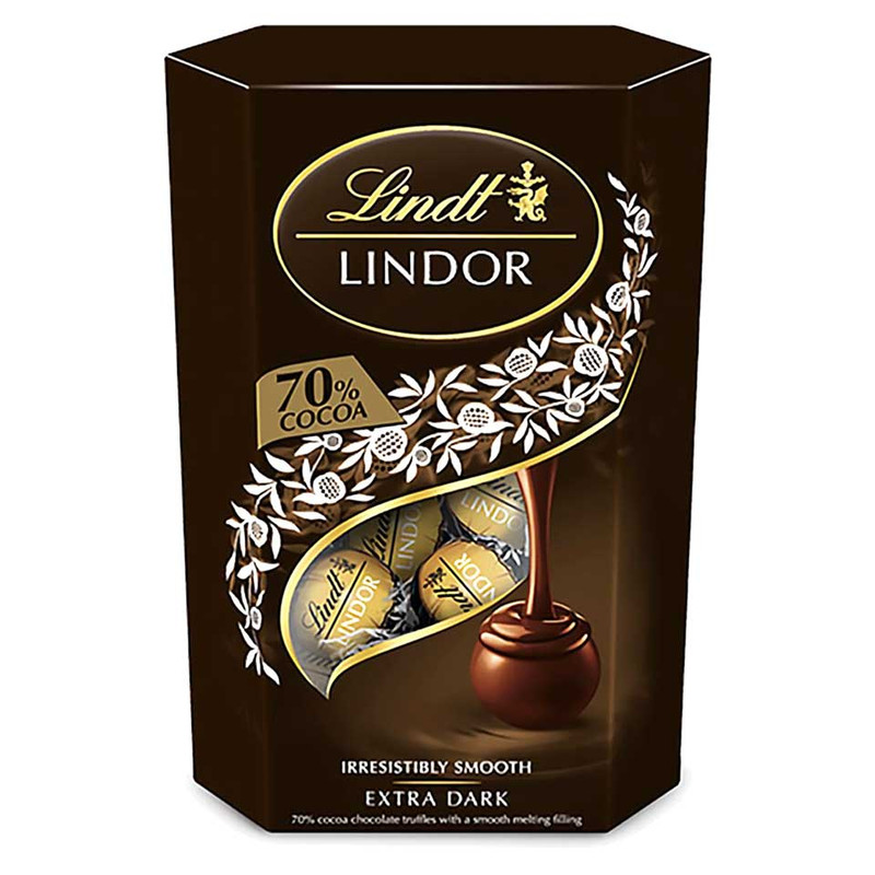 قیمت و خرید شکلات تلخ لیندور هفتاد لینت - 200 گرم
