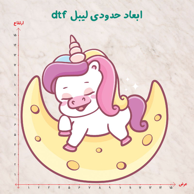 قیمت و خرید استیکر پارچه و لباس مدل dtf طرح یونیکورن کد H15.993 مجموعه 4 عددی