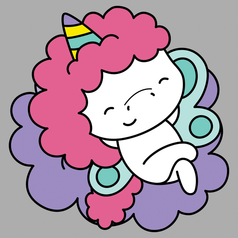 قیمت و خرید استیکر پارچه و لباس مدل dtf طرح یونیکورن کد H20.580 مجموعه 3 عددی