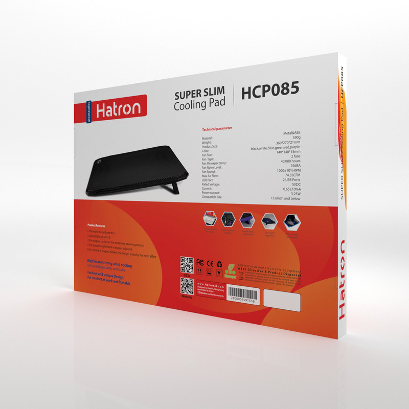 قیمت و خرید پایه خنک کننده لپ تاپ هترون مدل HCP085