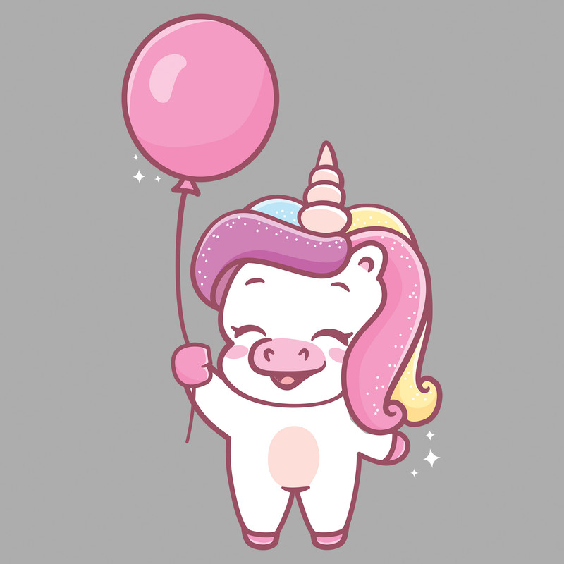 قیمت و خرید استیکر پارچه و لباس مدل dtf طرح یونیکورن کد H20.972 مجموعه 3 عددی