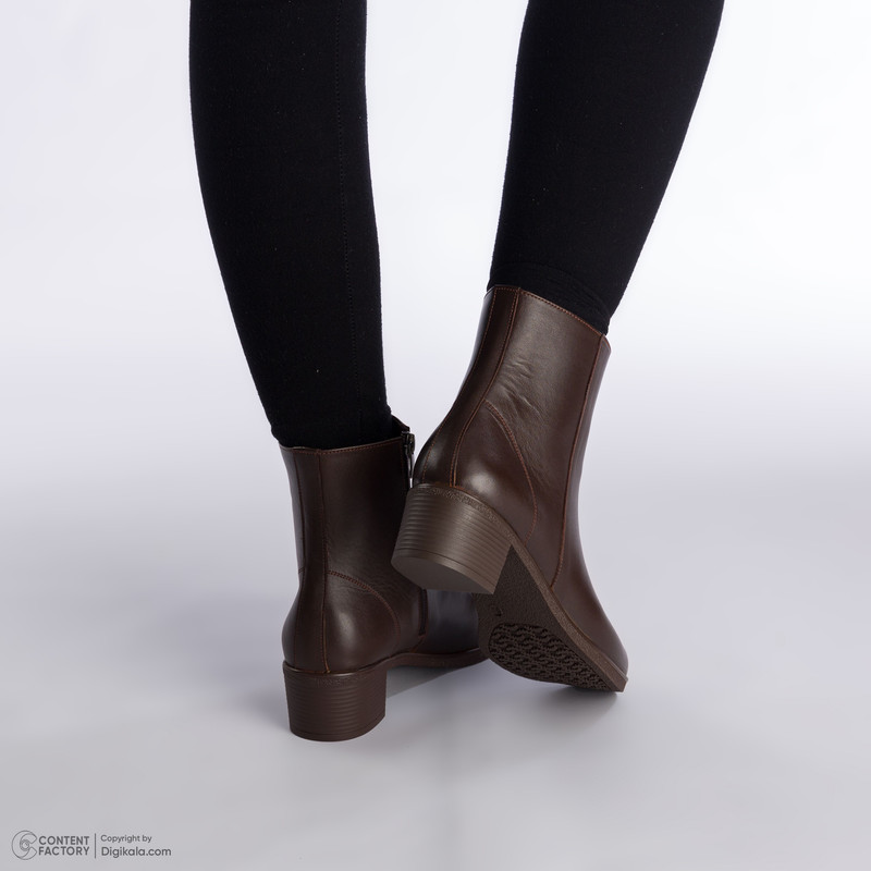 قیمت و خرید نیم بوت زنانه چرم مشهد مدل J2683-091