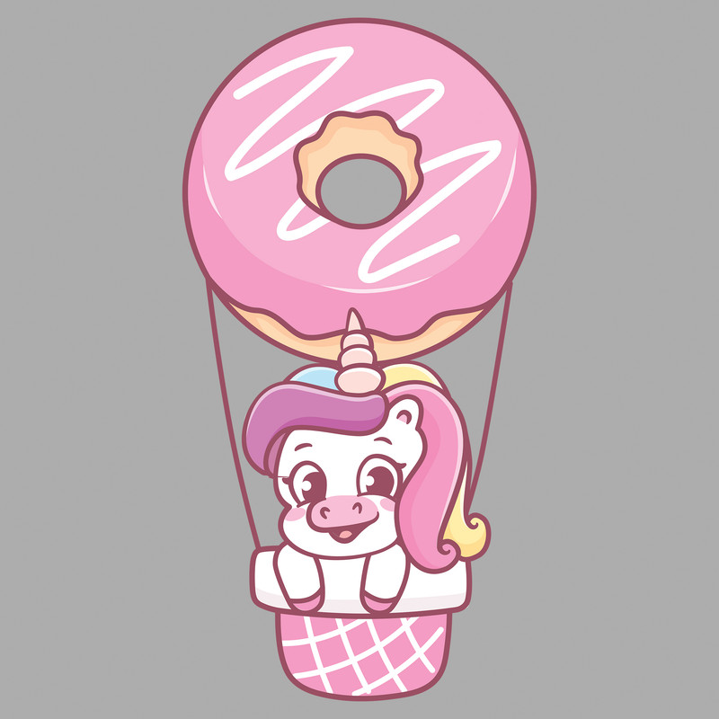 قیمت و خرید استیکر پارچه و لباس مدل dtf طرح یونیکورن کد H20.973 مجموعه 3 عددی