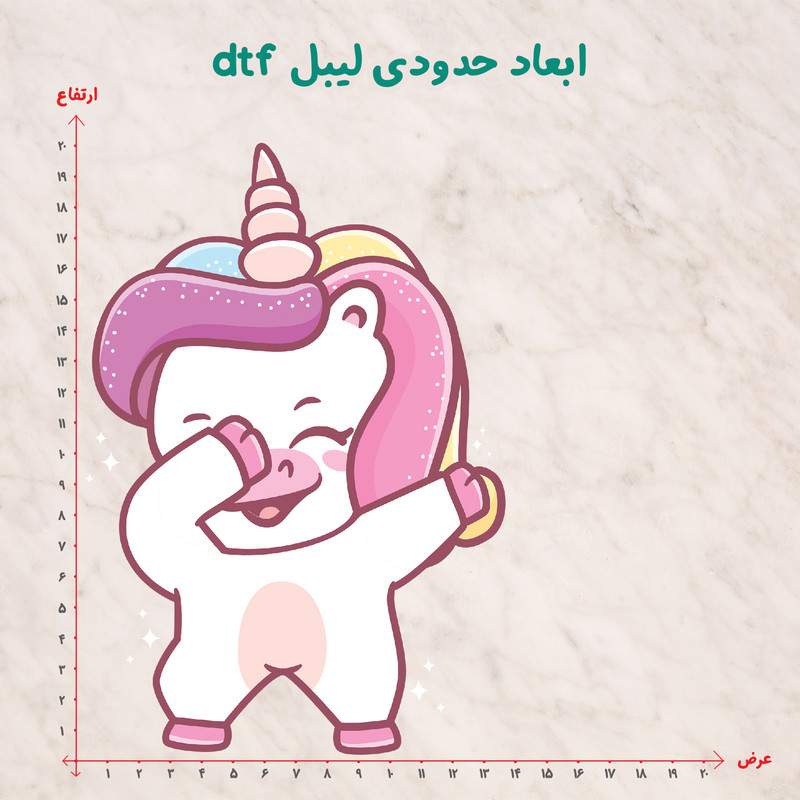 قیمت و خرید استیکر پارچه و لباس مدل dtf طرح یونیکورن کد H20.981 مجموعه 3 عددی