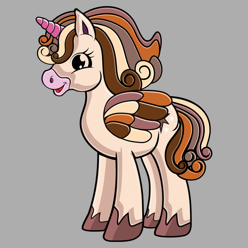 قیمت و خرید استیکر پارچه و لباس مدل dtf طرح یونیکورن کد H20.743 مجموعه 3 عددی