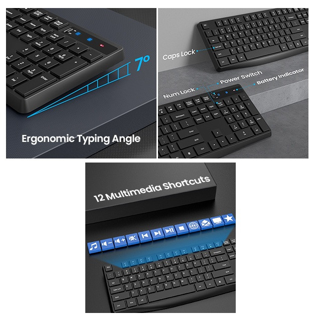 قیمت و خرید کیبورد بی سیم ویکت سینگ مدل PC230A