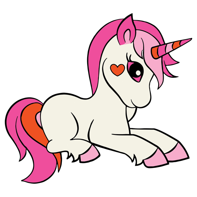 قیمت و خرید استیکر پارچه و لباس مدل dtf طرح یونیکورن کد H20.1008 مجموعه 3 عددی