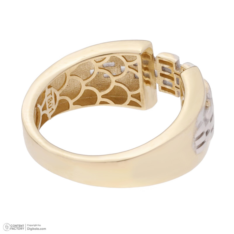 قیمت و خرید انگشتر طلا 18 عیار زنانه گلدم مدل طرح رواکسR-3090063