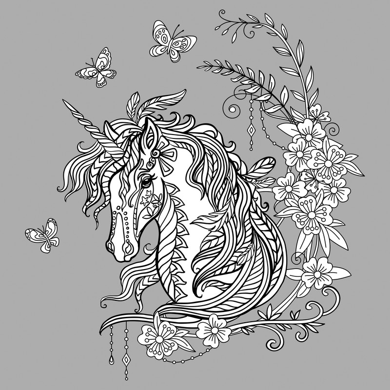 قیمت و خرید استیکر پارچه و لباس مدل dtf طرح یونیکورن کد H15.1088 مجموعه 4 عددی