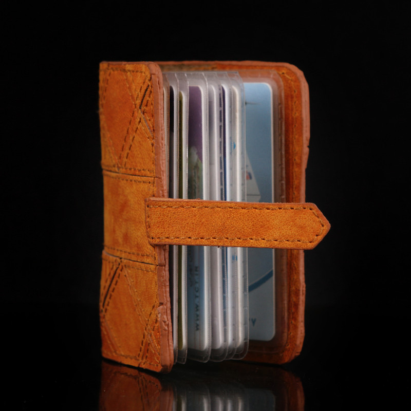 قیمت و خرید جاکارتی چرم یلسان مدل چنبره کد CHN-023-SH