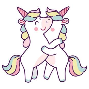 قیمت و خرید استیکر پارچه و لباس مدل dtf طرح یونیکورن کد H20.843 مجموعه 3 عددی