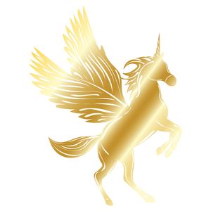 مشخصات، قیمت و خرید استیکر پارچه و لباس مدل dtf طرح یونیکورن کد H15.1132 مجموعه 4 عددی | دیجی‌کالا