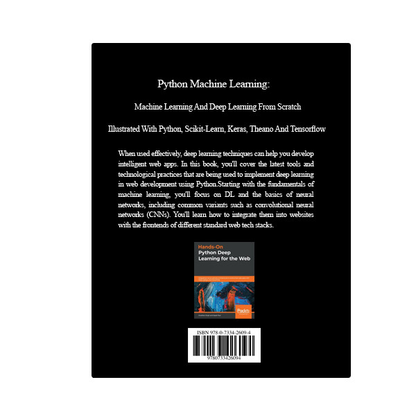 قیمت و خرید کتاب Hands On Python Deep Learning For The Web اثر Anubhav