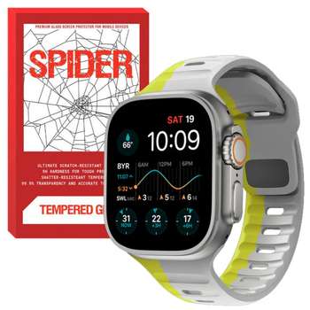 قیمت و خرید بند اسپایدر مدل Silicon Dual Color Strap مناسب برای اپل واچ ...