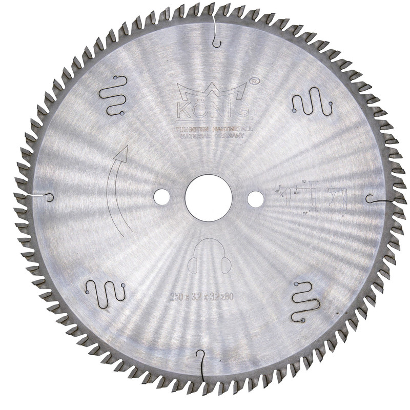 قیمت و خرید تیغه اره دیسکی کونیگ مدل K_N.ALM 250x3.2x32xz80