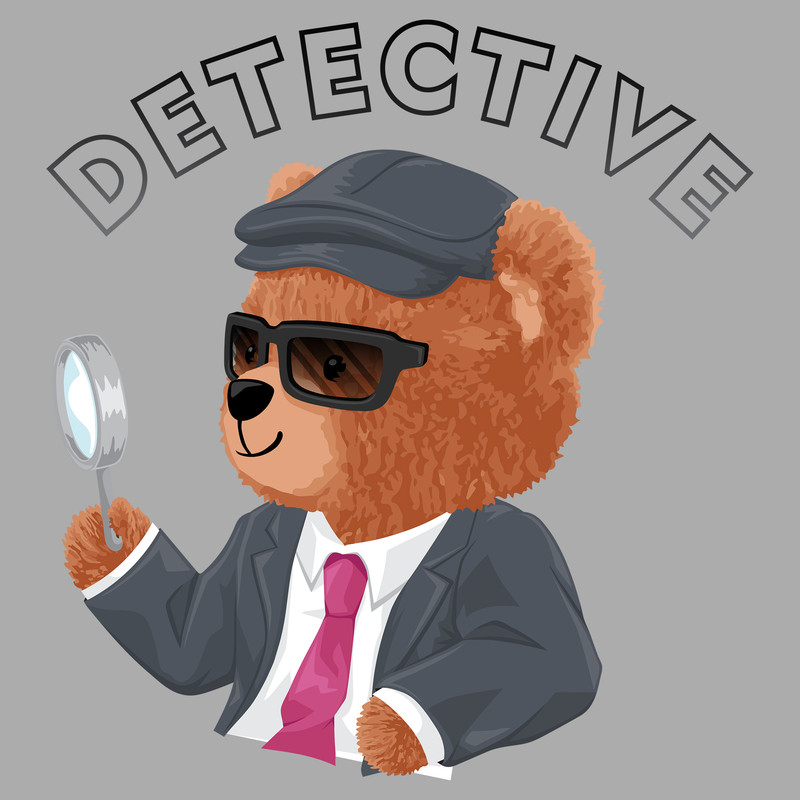 قیمت و خرید استیکر پارچه و لباس مدل dtf طرح تدی کد H20.61 مجموعه 3 عددی