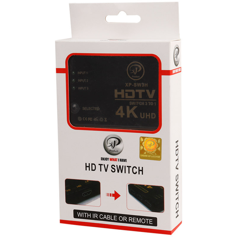 قیمت و خرید هاب سوئیچ 3 پورت HDMI ایکس پی مدل XP-SW3H