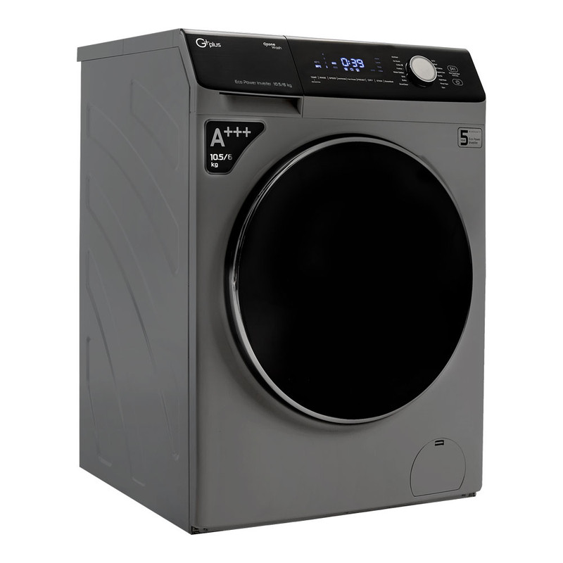 قیمت و خرید ماشین لباسشویی جی پلاس مدل GWM-P105T ظرفیت 10.5 کیلوگرم