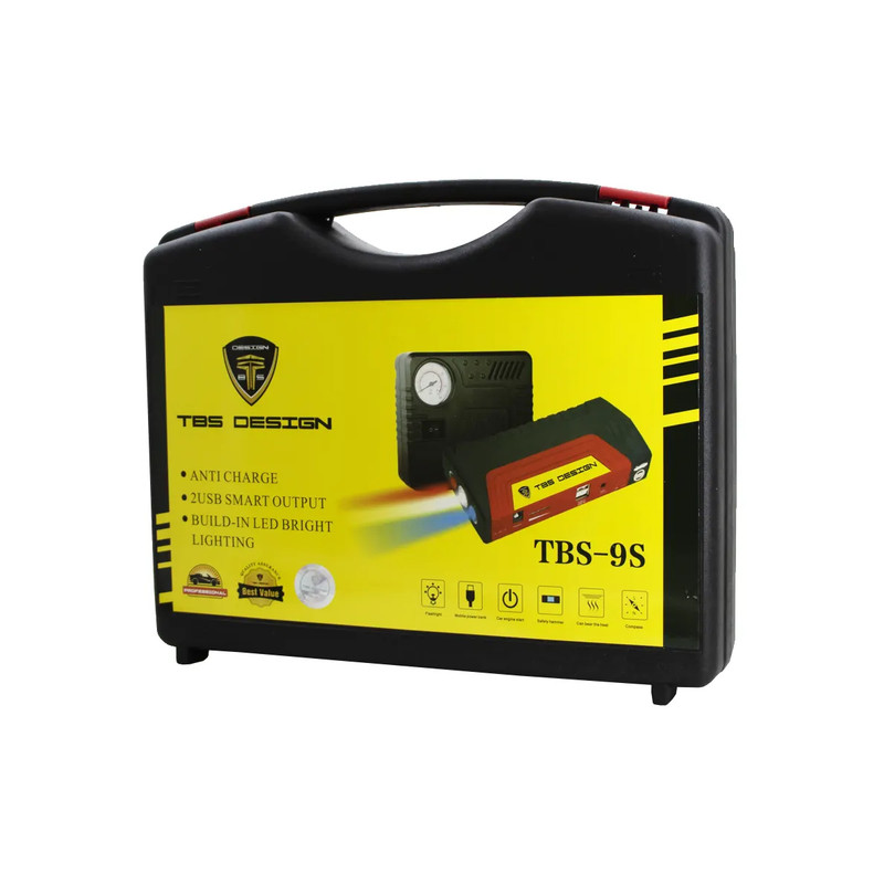 قیمت و خرید جامپ استارت خودرو توبیز مدل TBS-9S به همراه پمپ باد