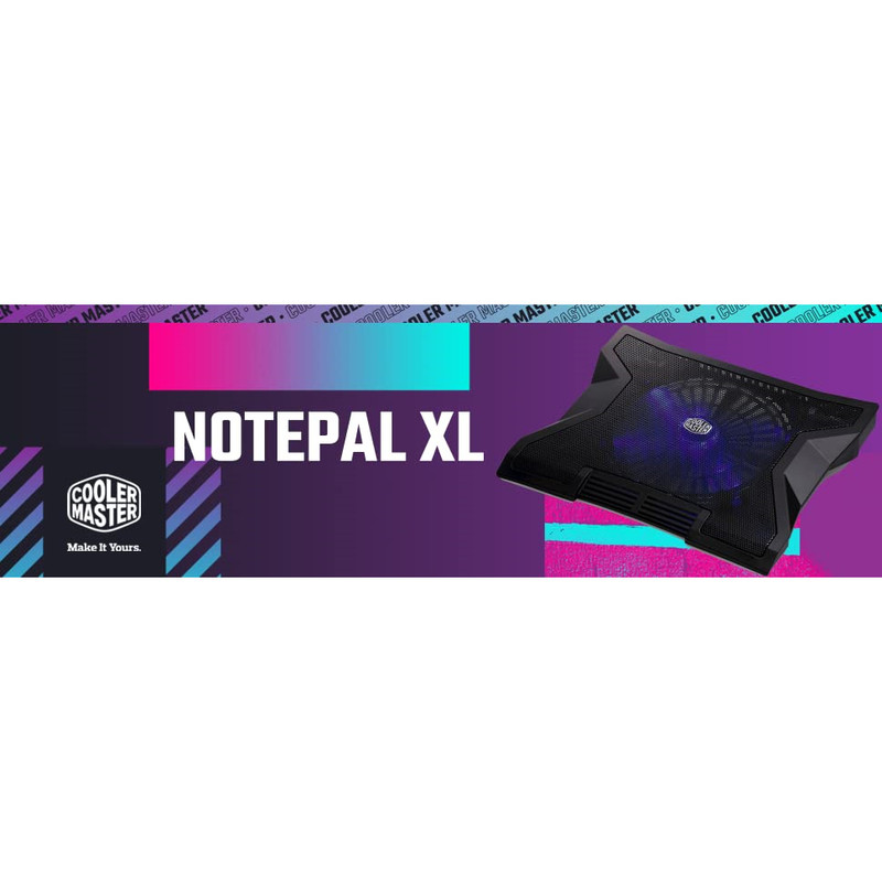 قیمت و خرید پایه خنک کننده لپ تاپ کولر مستر مدل Notepal Xl