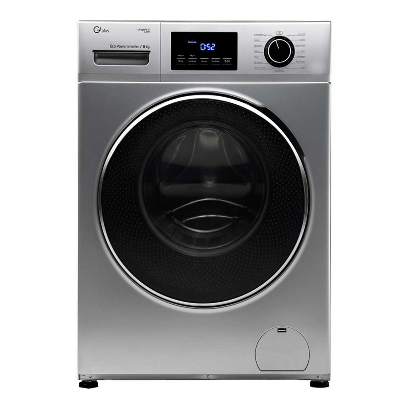 قیمت و خرید ماشین لباسشویی جی پلاس مدل GWM-K824S ظرفیت 8 کیلوگرم