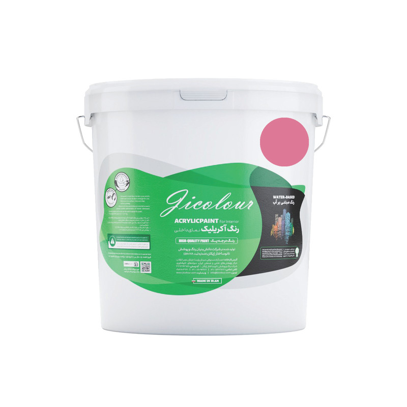 قیمت و خرید رنگ اکریلیک نمای داخل ژیکالر مدل بنفش رنگ پریده نیمه براق ...