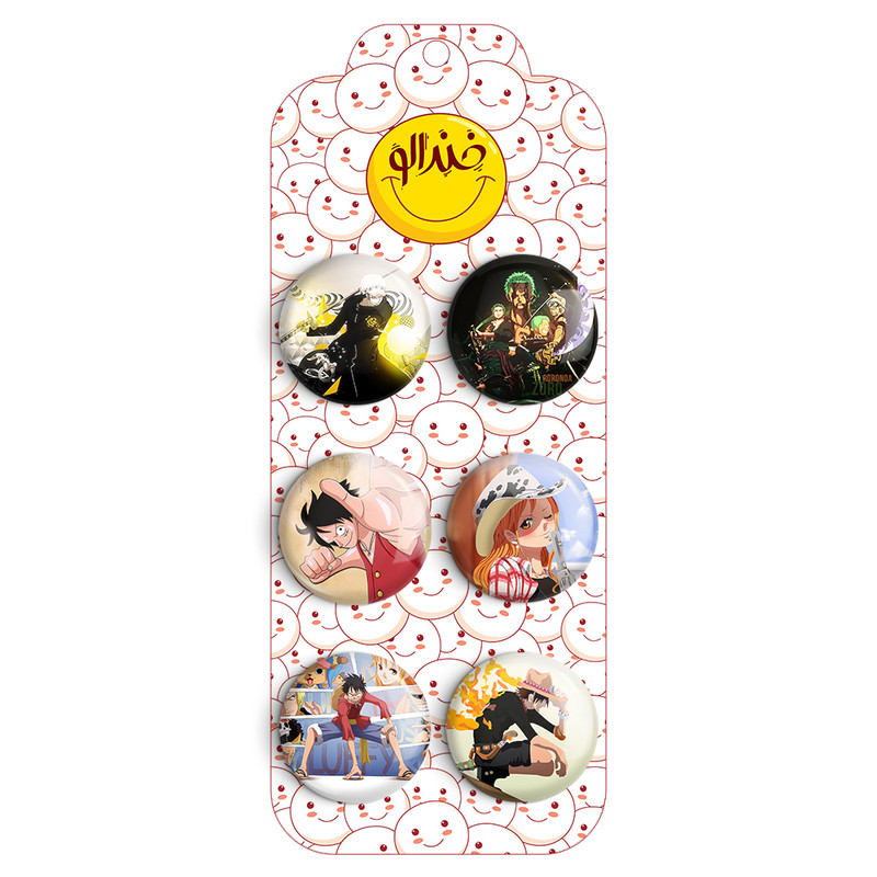 قیمت و خرید پیکسل خندالو مدل انیمه وان پیس One Piece کد 941b مجموعه 6 عددی