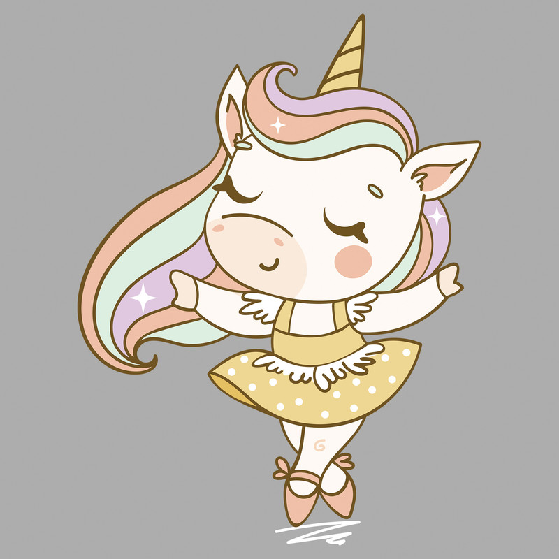 قیمت و خرید استیکر پارچه و لباس مدل dtf طرح یونیکورن کد H20.369 مجموعه 3 عددی