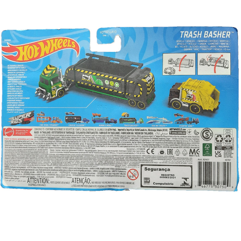 قیمت و خرید ماکت ماشین هات ویلز مدل TRASH BASHER