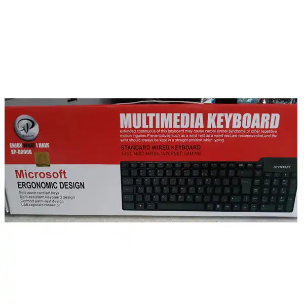 قیمت و خرید ⚡️ کیبورد ایکس پی-پروداکت مدل XP-8000C - فروشگاه پاوریکا