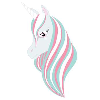 قیمت و خرید استیکر پارچه و لباس مدل dtf طرح یونیکورن کد H20.258 مجموعه 3 عددی