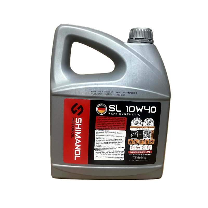 قیمت و خرید روغن موتور شیمانول مدل 10W40 SL حجم 4 لیتر