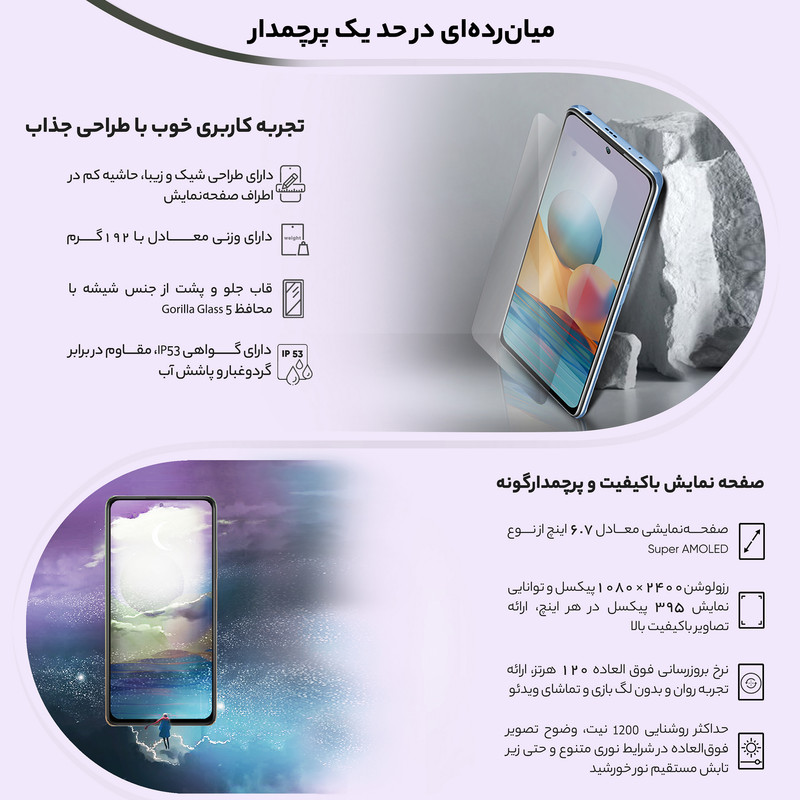 قیمت و خرید گوشی موبایل شیائومی مدل Redmi Note 10 pro Max M2101K6I دو ...