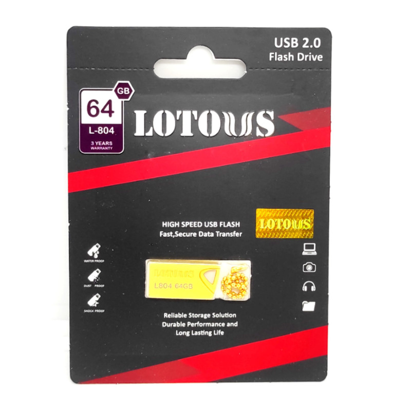 قیمت و خرید فلش مموری لوتوس مدل L-804 ظرفیت 64 گیگابایت