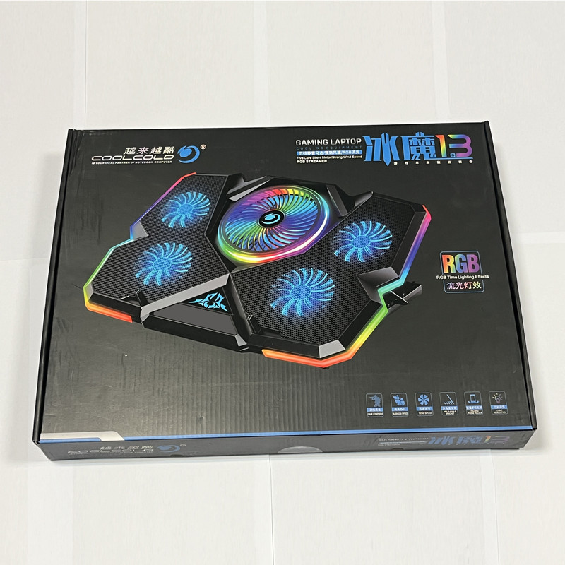 قیمت و خرید پایه خنک کننده لپ تاپ گیمینگ کول کلد مدل Rgb 5fan