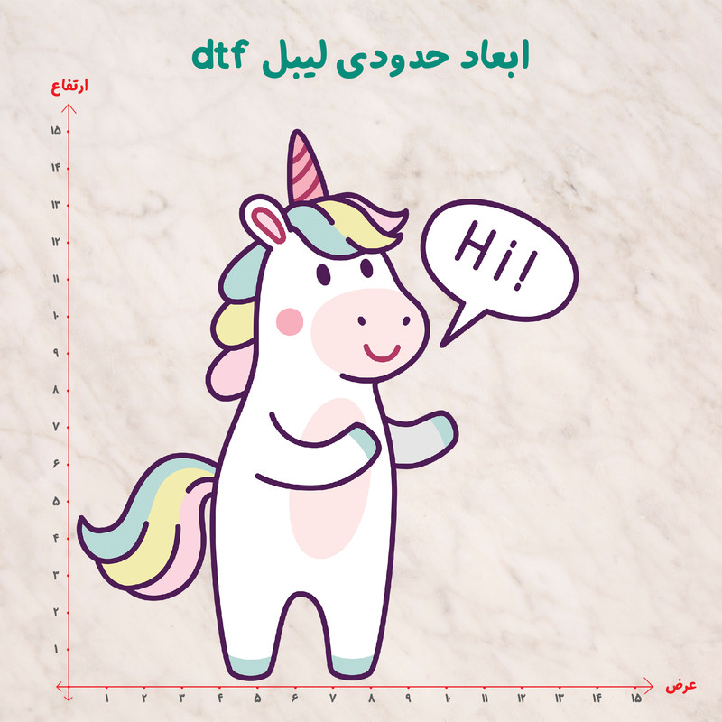 قیمت و خرید استیکر پارچه و لباس مدل dtf طرح یونیکورن کد H15.851 مجموعه 4 عددی