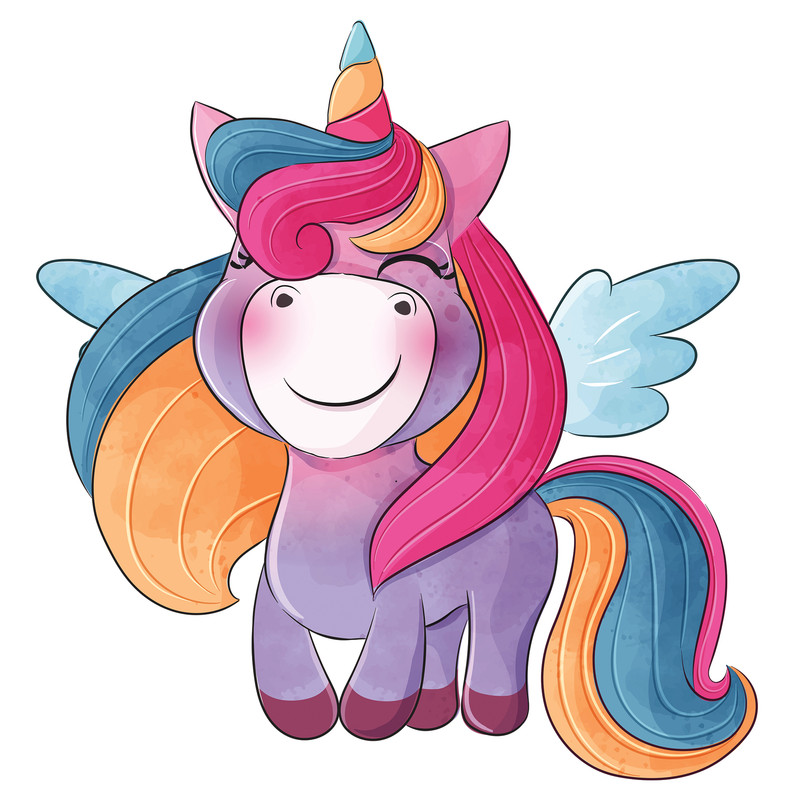 مشخصات، قیمت و خرید استیکر پارچه و لباس مدل dtf طرح یونیکورن کد H20.389 مجموعه 6 عددی | دیجی‌کالا