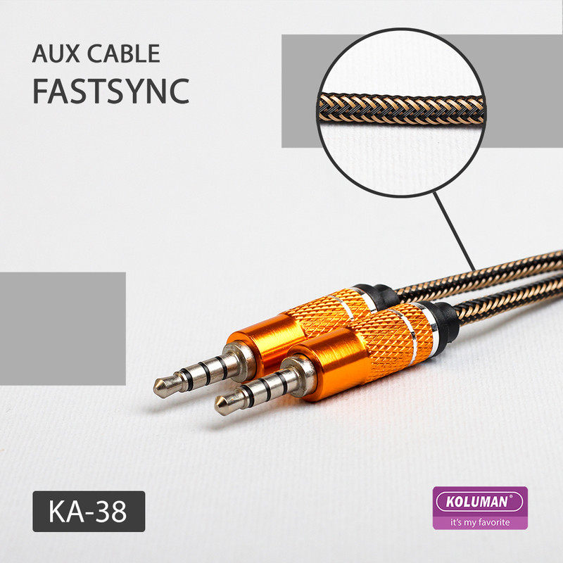 قیمت و خرید کابل AUX کلومن مدل KA - 38 طول یک متر