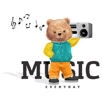 قیمت و خرید استیکر پارچه و لباس مدل dtf طرح تدی کد H20.1 مجموعه 3 عددی