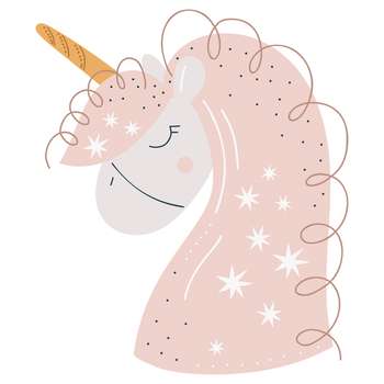 قیمت و خرید استیکر پارچه و لباس مدل dtf طرح یونیکورن کد H20.420 مجموعه 6 عددی