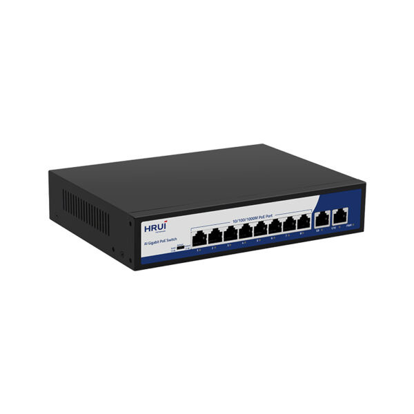 قیمت و خرید سوئیچ 10پورت PoE اچ آر یو آی مدل HR900-AFG-82N